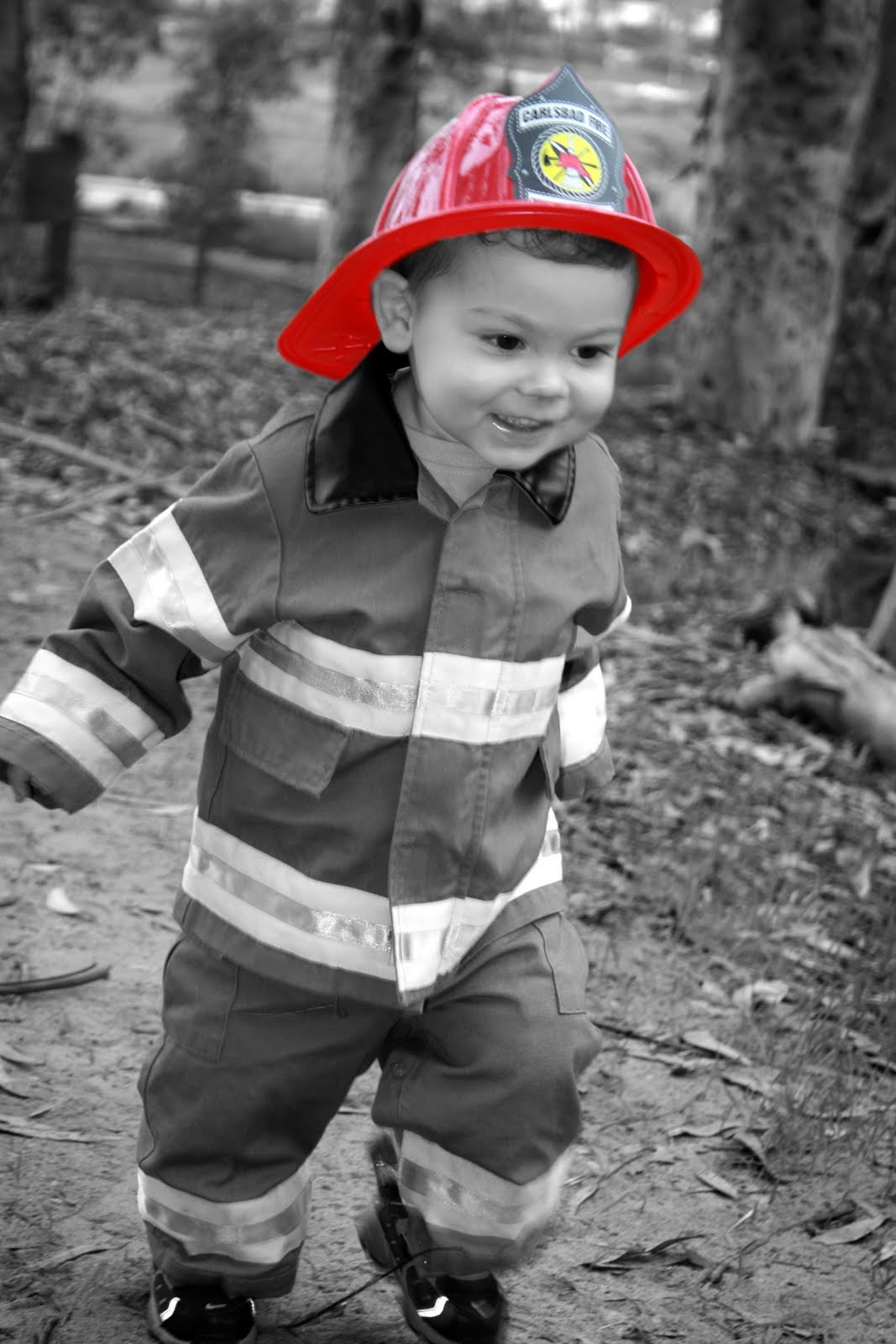 MSRphoto: Little Halloween Fireman | San Diego Holiday Photographer