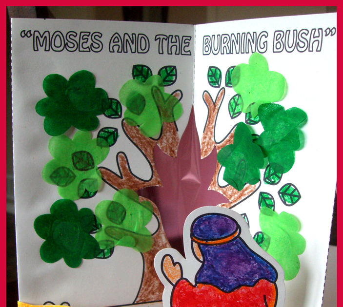 Creative Sunday School Crafts: Moses and The Burning Bush