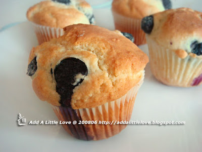 Add a Little Love: Blueberry Muffin with a Lighter Taste