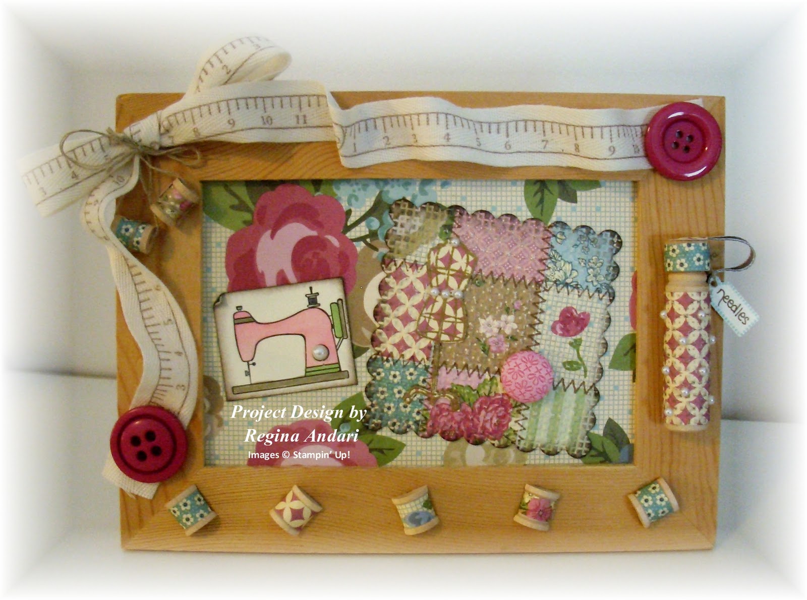 WORKIN' OUT THE INKS: "SEW SUITE" FRAMED ART