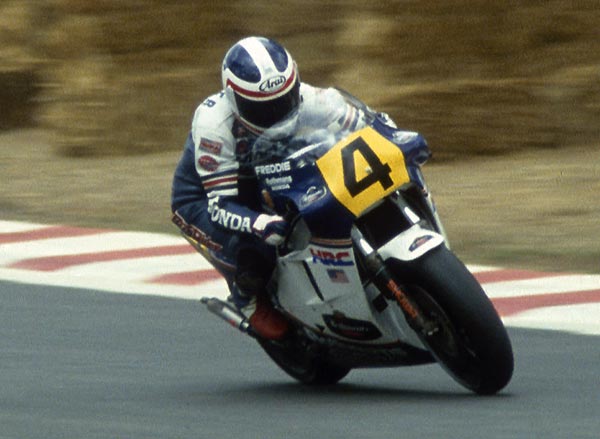 Cling on for dear life !!!: Freddie Spencer Explains Motorcycle Racing