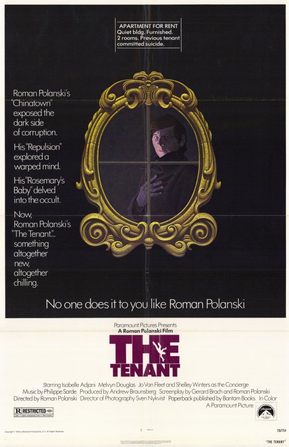 Molly's Art Blog: Roman Polanski's 'The Tenant', 1976