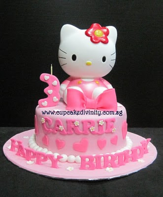 Cupcake Divinity: Carrie's Hello Kitty cake