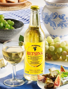 Salus in vinum: Retsina: vino griego, cosecha 2009