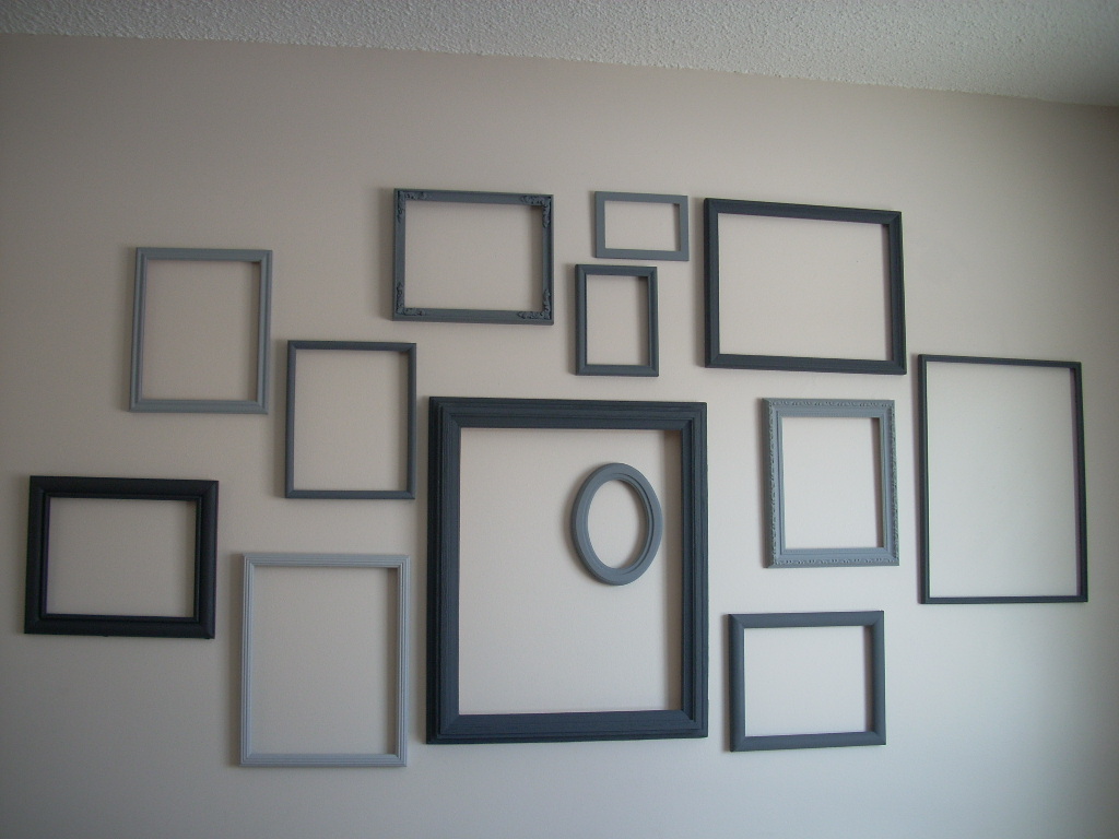 Empty Picture Frames Part II: Paint and Hang |The Domestic Domicile