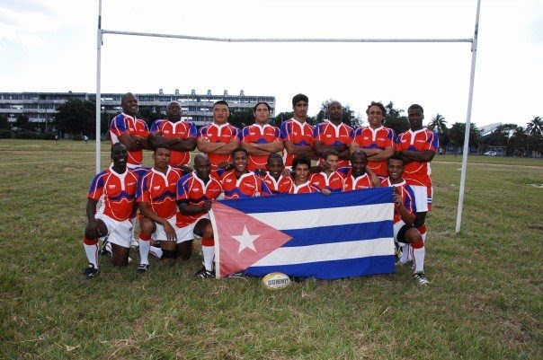 Rugby en la Habana: Integrantes del equipo cubano de rugby