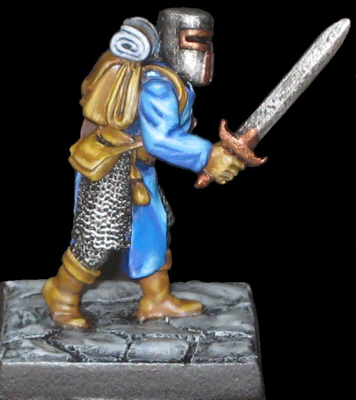 Miniature Painting: Reaper's Sir Justin, Templar Adventurer - 2715