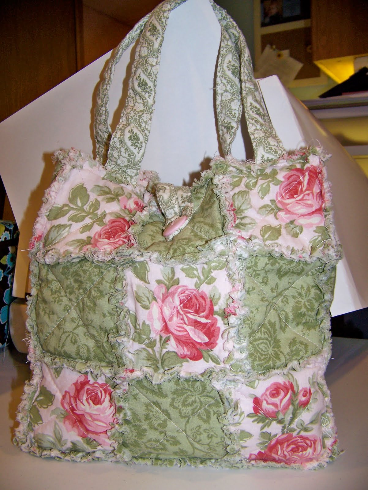 Shelly's Stamping Blogspot: Big Shot Rag Bag & Flower
