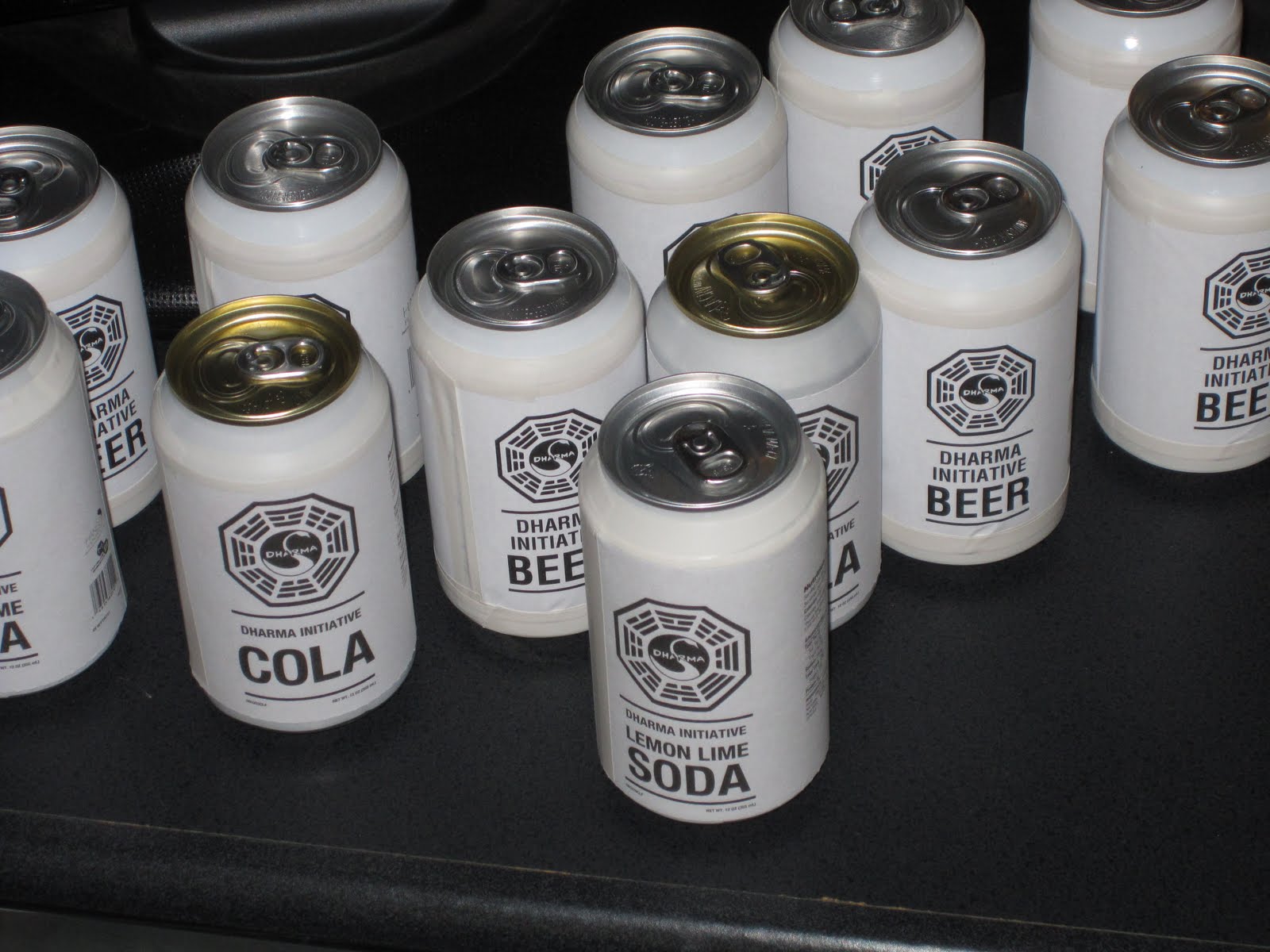 Mike is Bored: Lost Dharma Initiative Beer Cans DIY