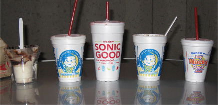 On Second Scoop: Ice Cream Reviews: Our Very First Trip to Sonic!