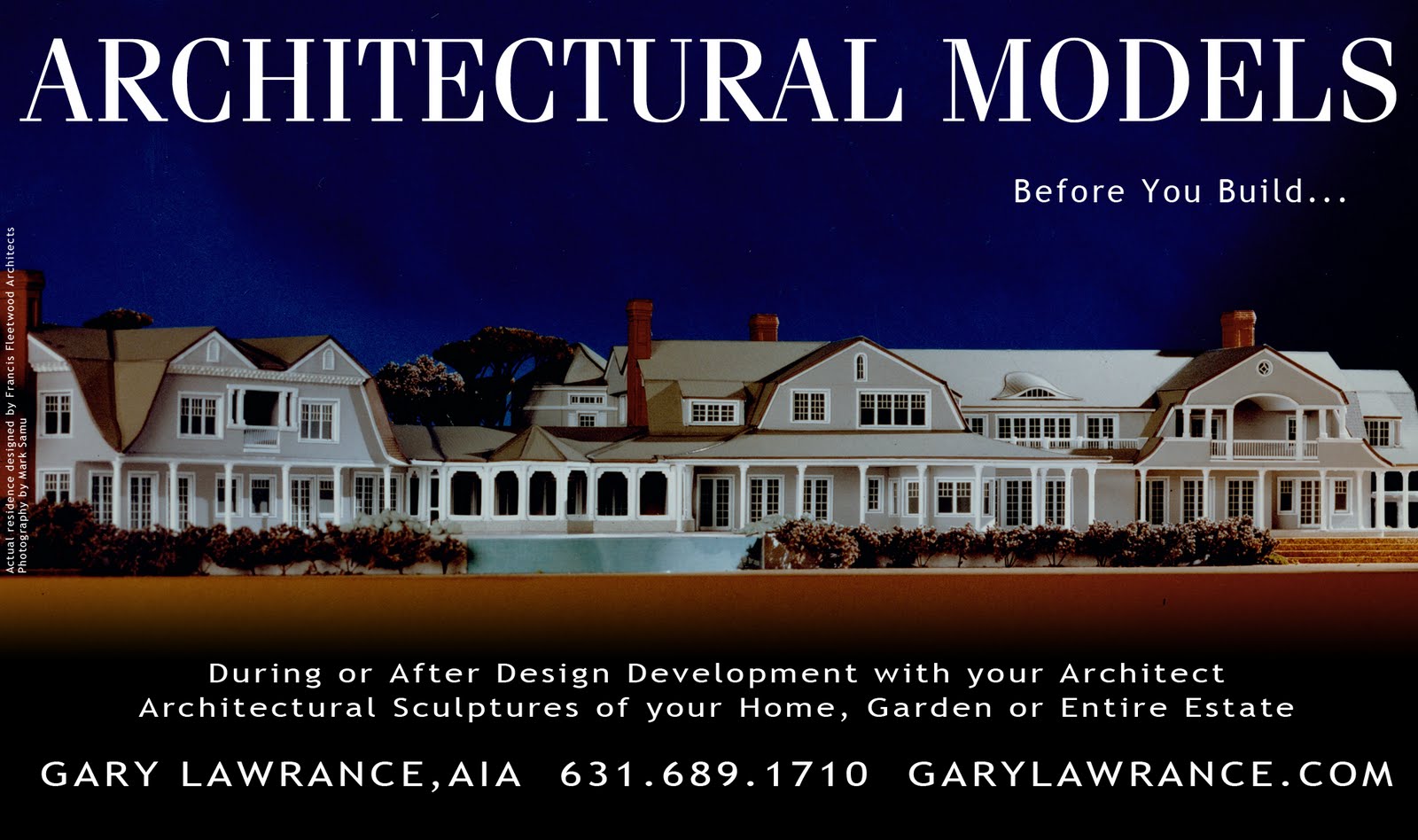 Architectural Model of a Francis Fleetwood, AIA designed home. | Houses ...