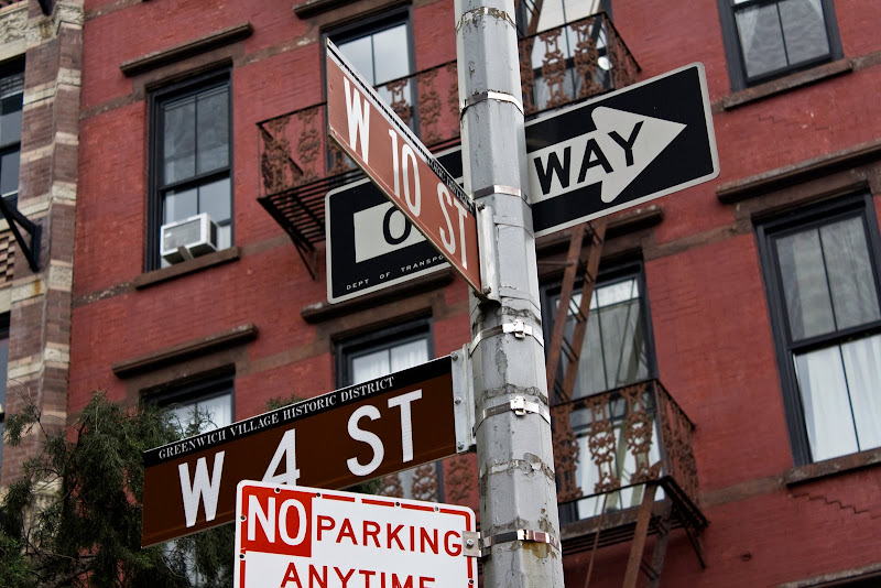 Manhattan Street Project: West Village, 4th Street at 10th Street