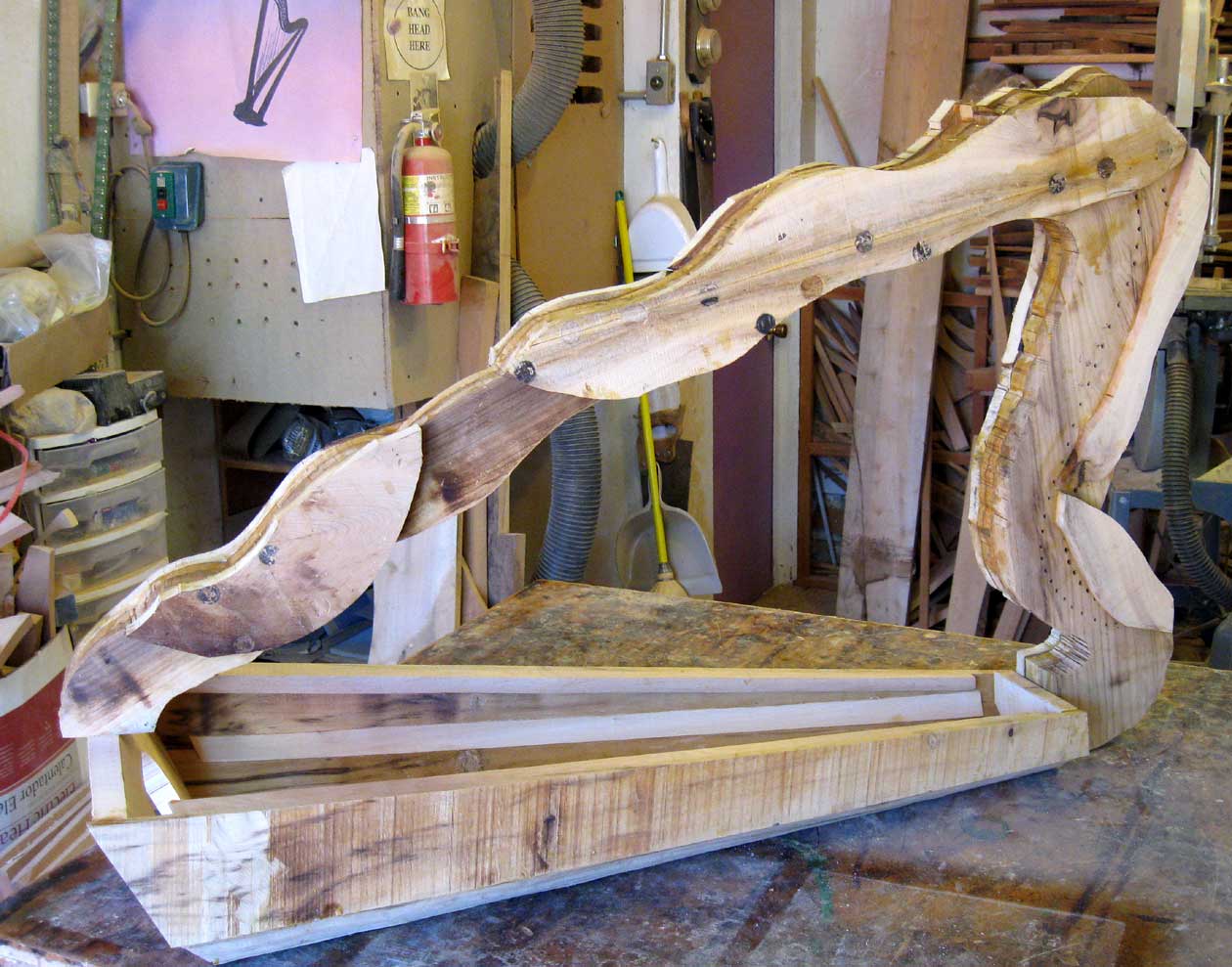 The Custom Harp builder, Glenn J. Hill of Mountain Glen Harps: This is ...