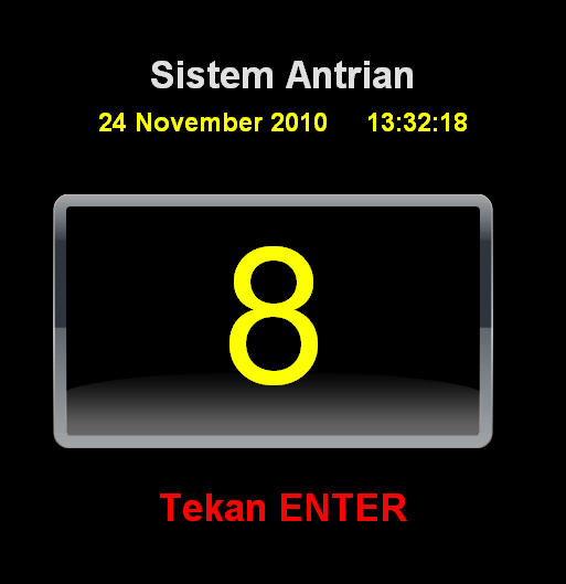 Sistem Antrian v1.0 | Ronal Ys