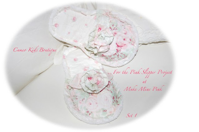 Cameo Kids Boutique: MMP's Pink Slipper Project