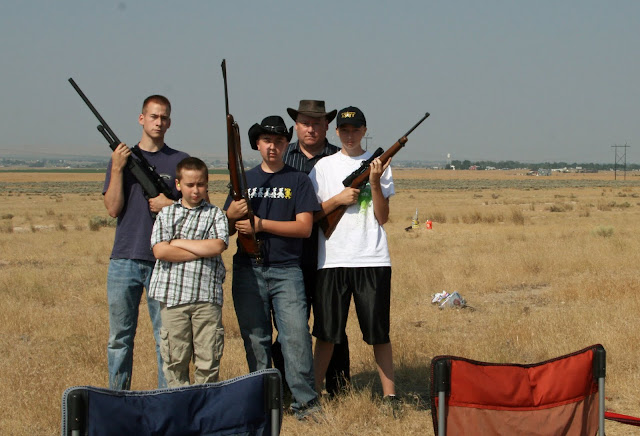 Goodale Family Musings: Nice Shootin' Tex!!!