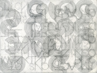 Surface Research: palimpsest drawing