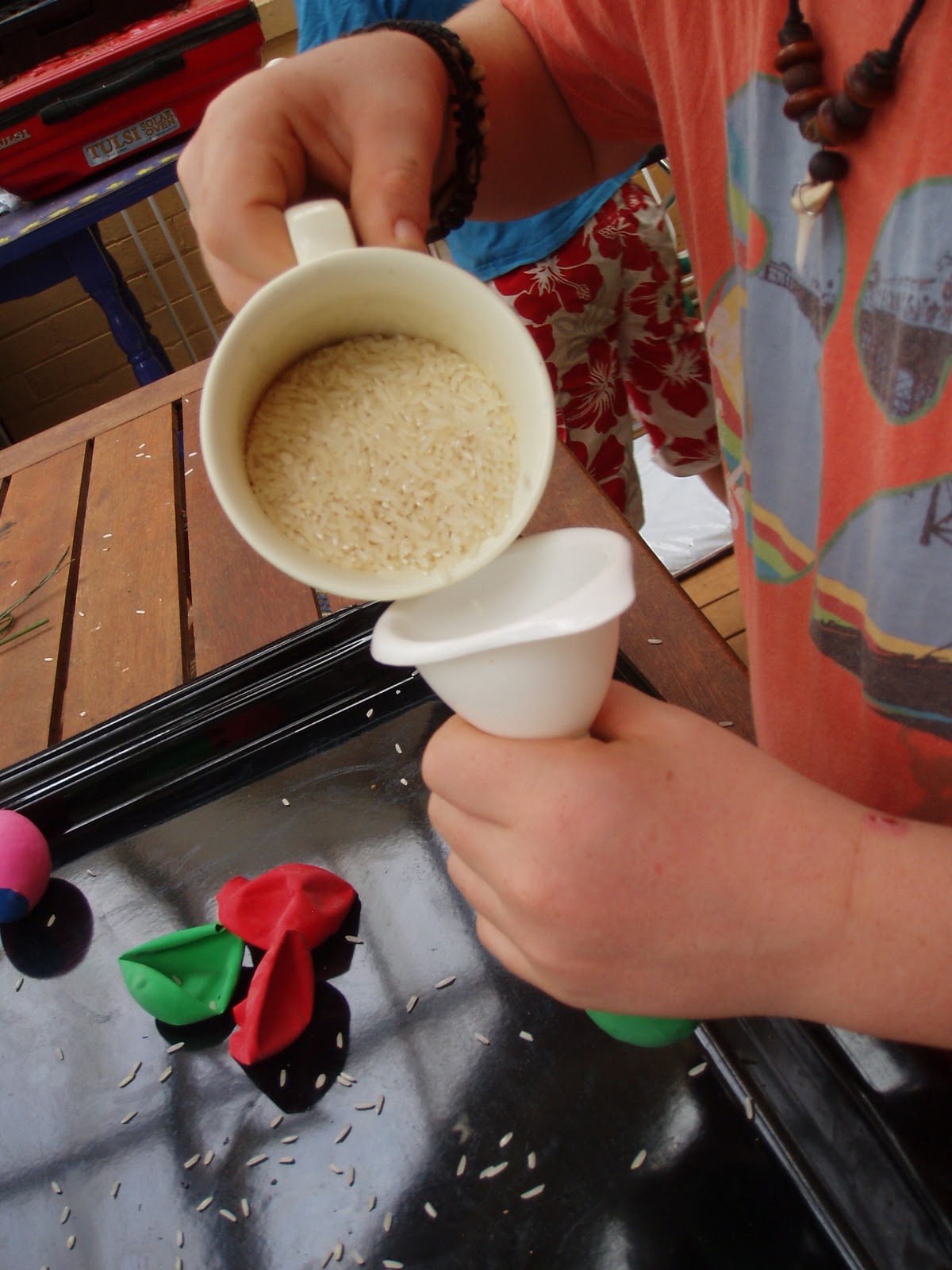 toward sustainability with three kids......: Holiday juggling fun