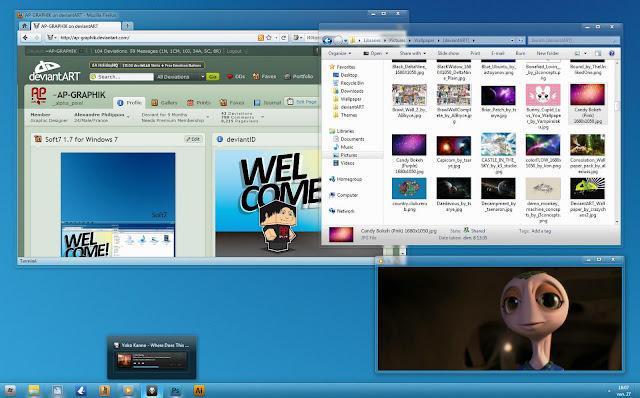 Soft7 1.8 Theme for Windows 7 | Windows 7 Themes