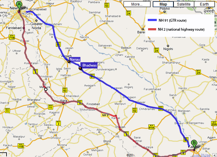 GREGORY THIELKER: Stopping at Nanau, 152 km from Delhi