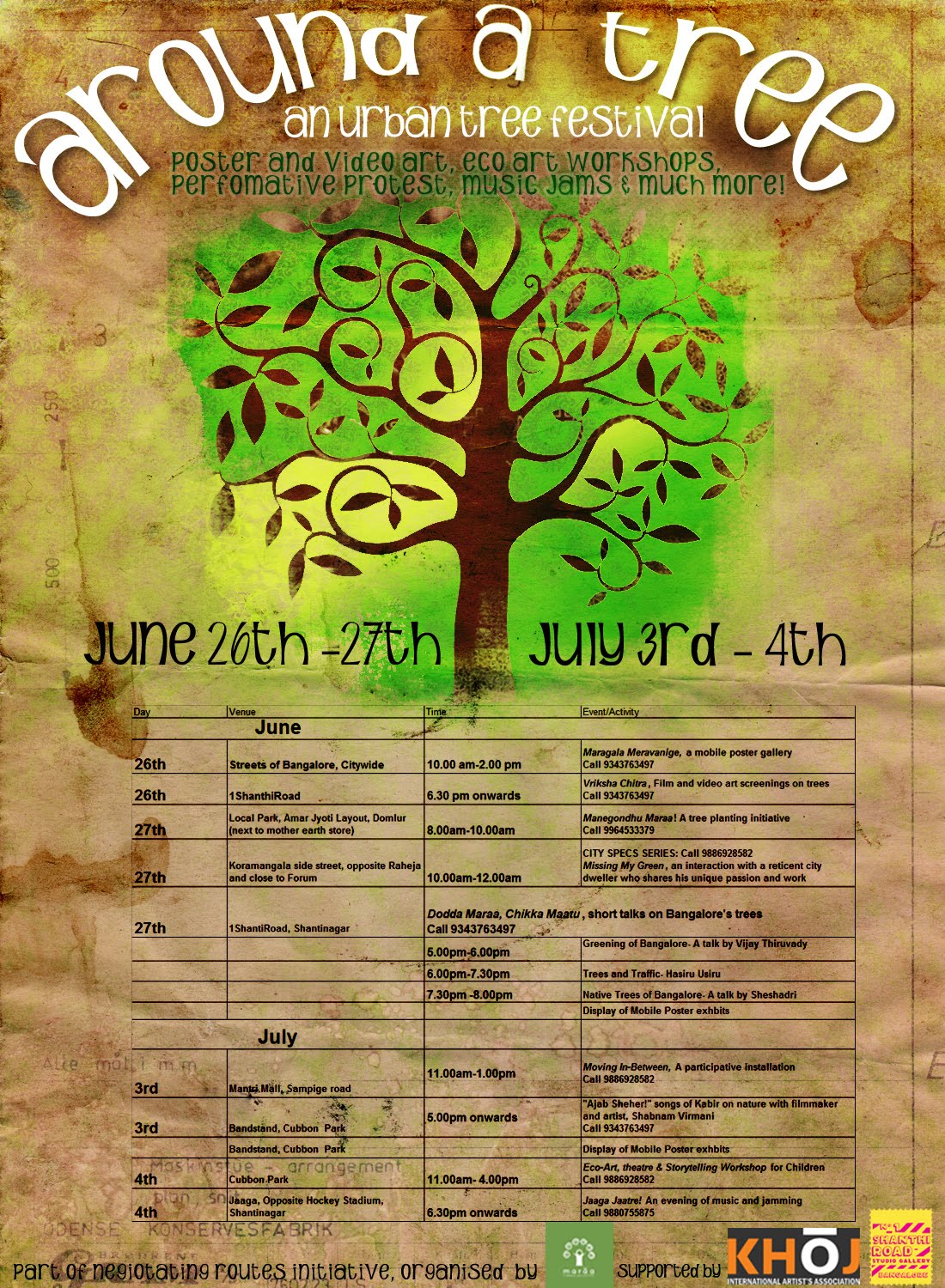 Negotiating Routes: AROUND A TREE, AN URBAN TREE FESTIVAL