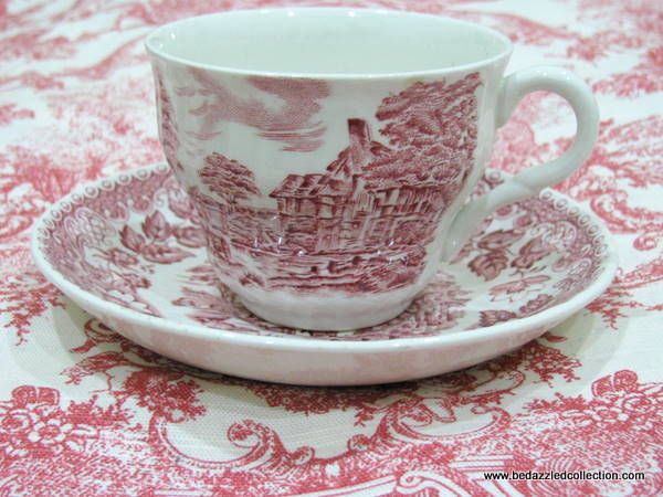 Be Dazzled Collection: Red Transferware