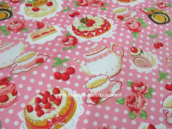 Be Dazzled Collection: Tea-themed Fabrics