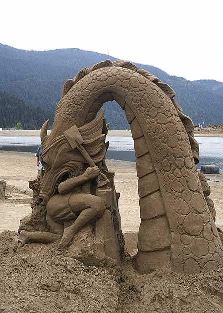 Travels With Carole: Oregon: sand sculpture contests; things to do