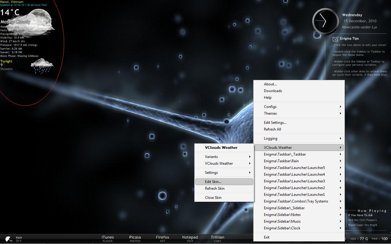 Wallpapers and other Cool Stuff!: Rainmeter Tutorial