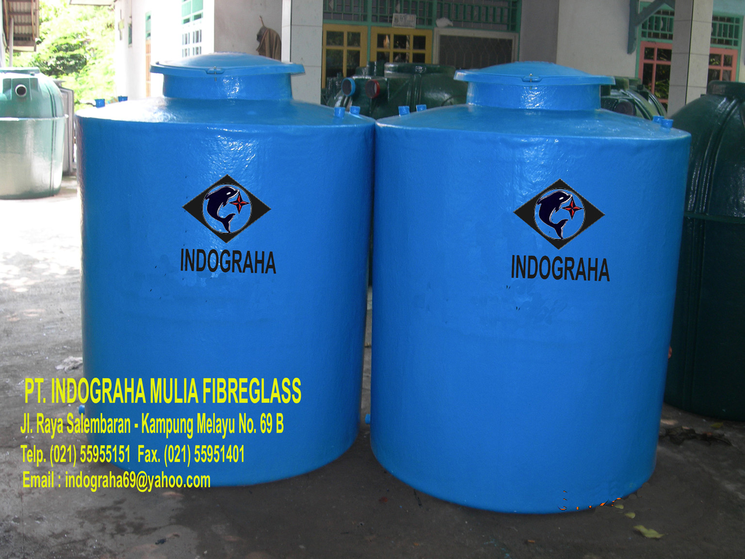 PT. INDOGRAHA MULIA FIBREGLASS: TANGKI AIR FIBREGLASS ( ROOF TANK ...