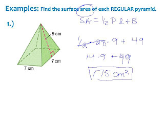 archived blogs: Surface Area of Pyramids and Cones