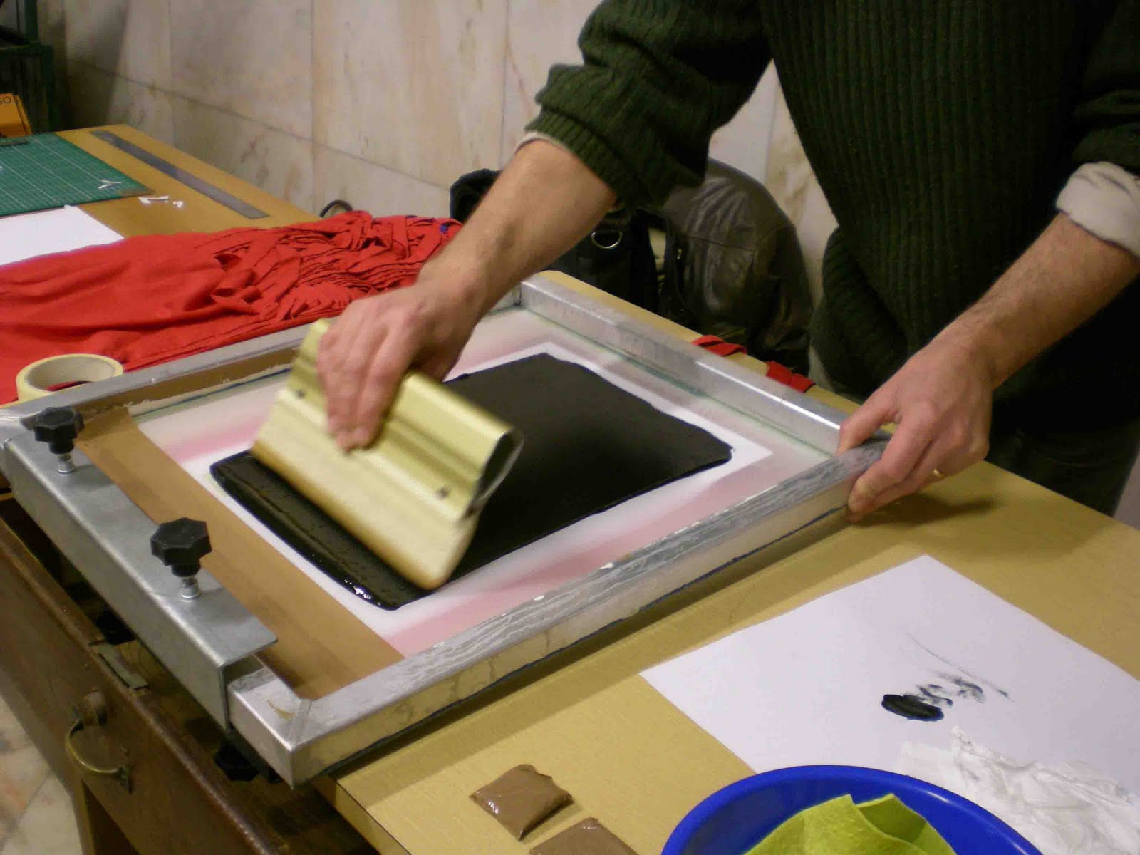 Dina Ladina: Workshop de Serigrafia