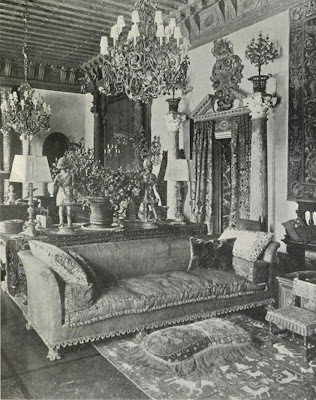 THE DOWNEAST DILETTANTE: Vizcaya in 1917: The Interiors