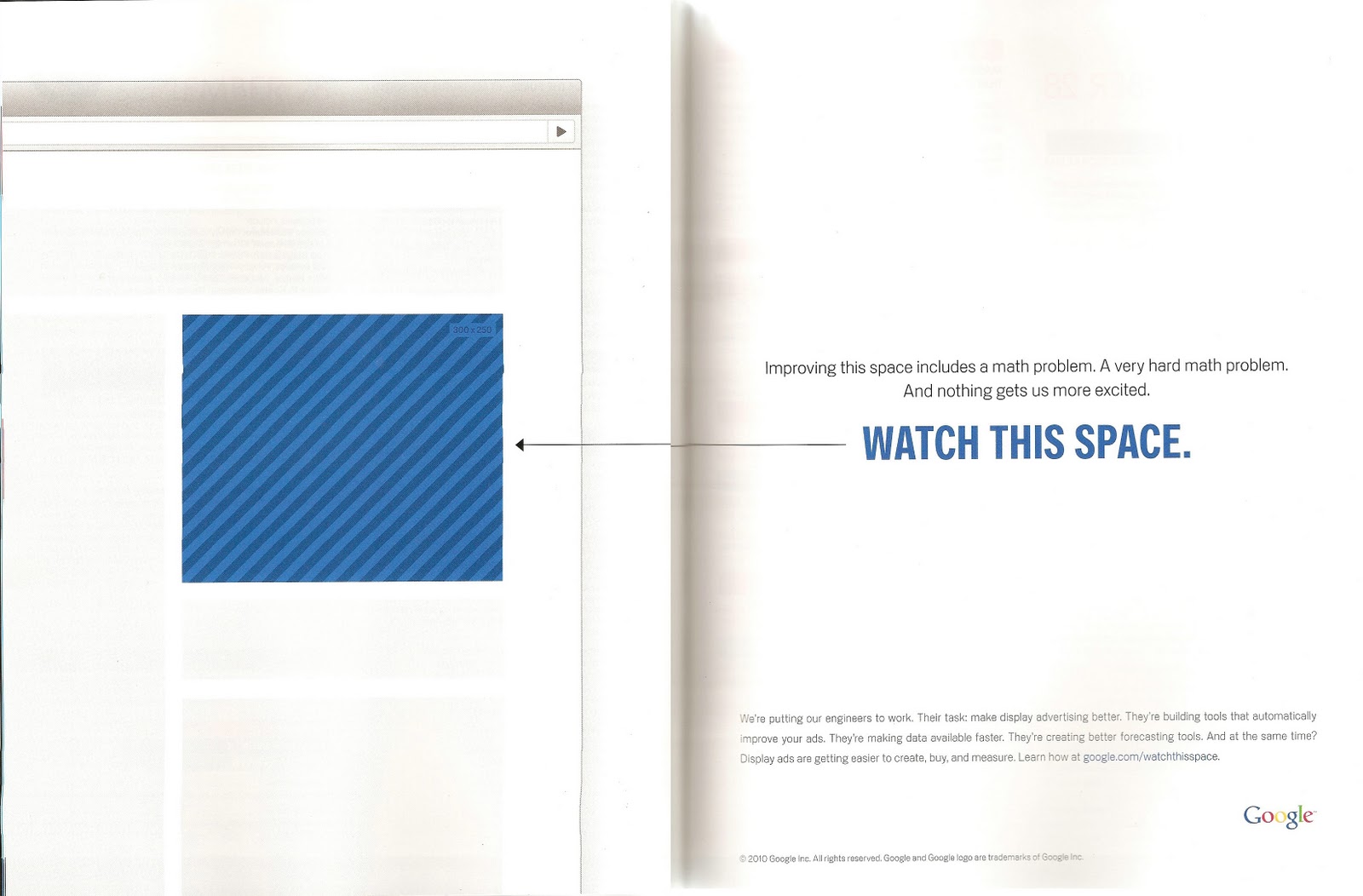 From A to Zeny: Google's Watch This Space Campaign Is Stalking Me