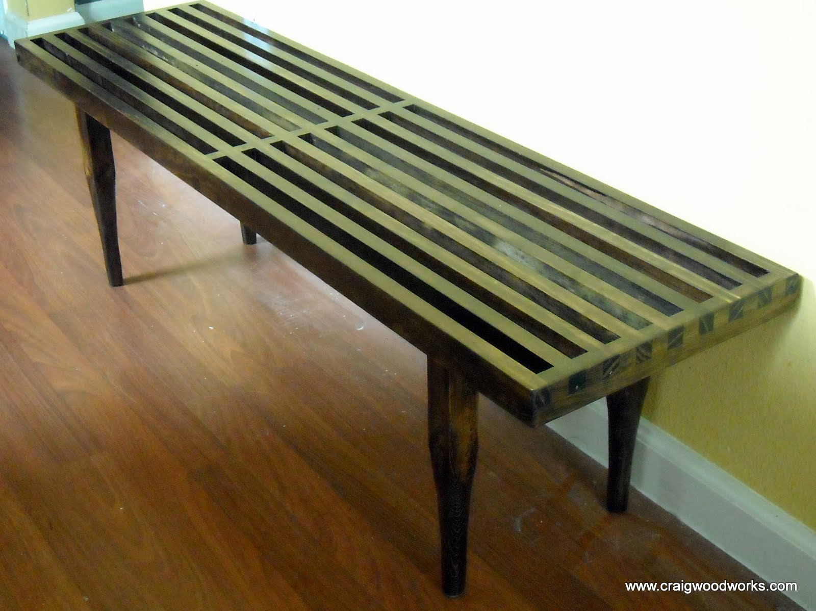 CraigWoodWorks: The George Nelson Bench Project