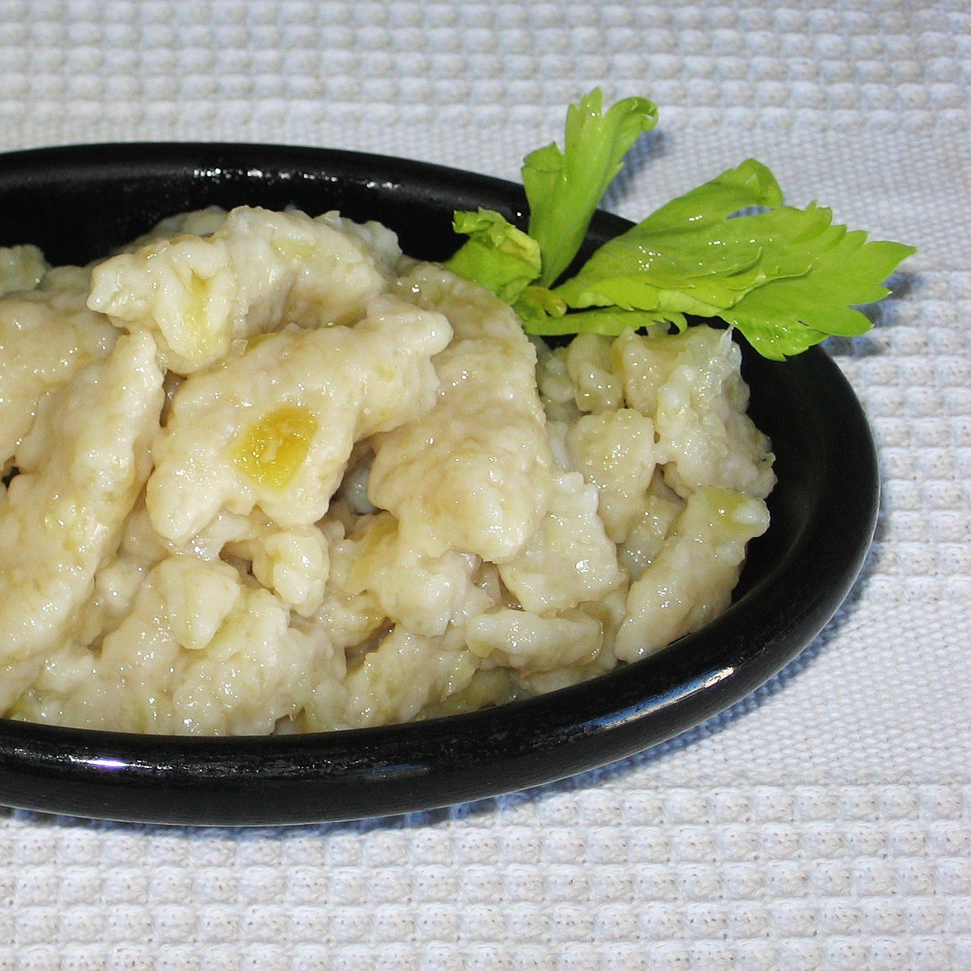 haluski recipe with potato dumplings