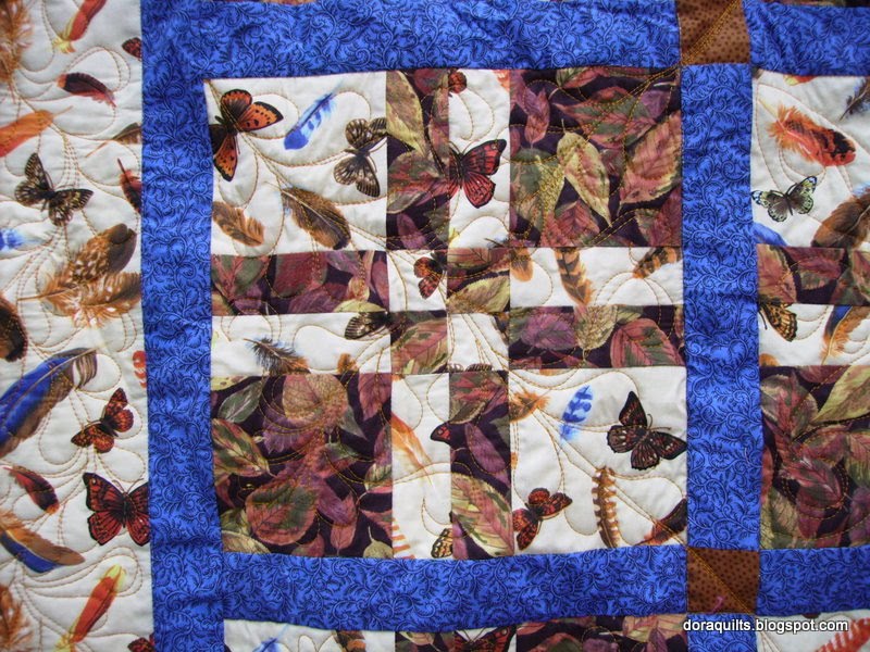 Dora Quilts: Split 4-Patch and New Quilting