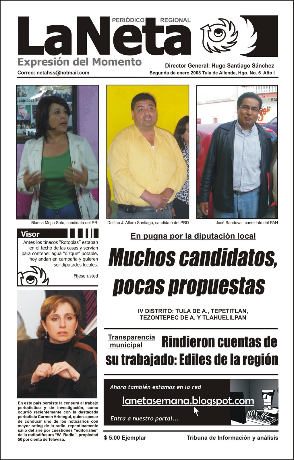 Nuestras Primeras Portadas "La Neta"