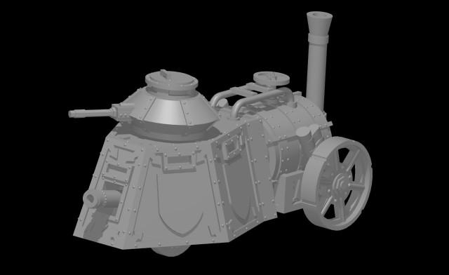 plastic general: 3d concept steam tank