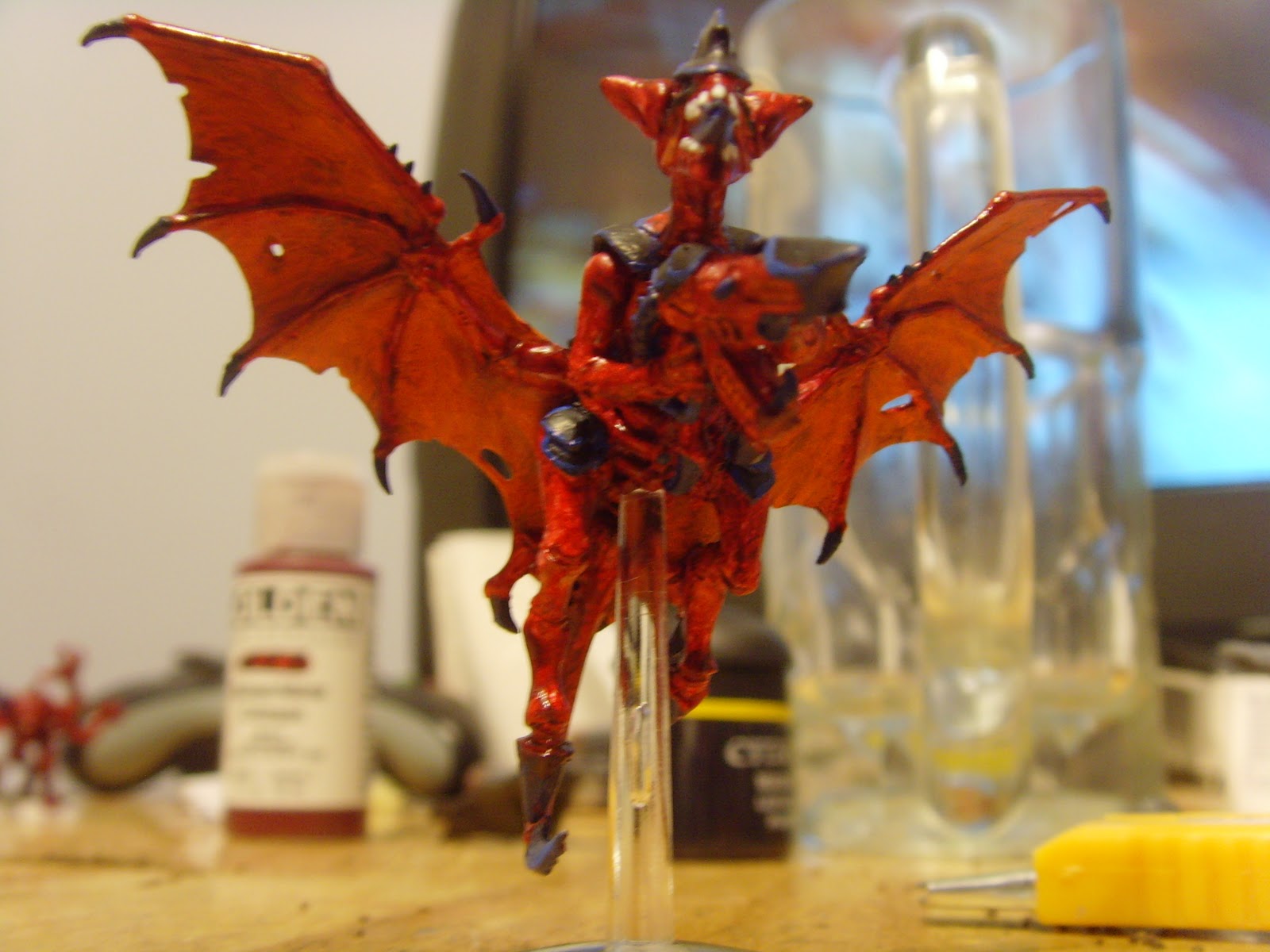 In the Relm of 3D: Newly painted gargoyle