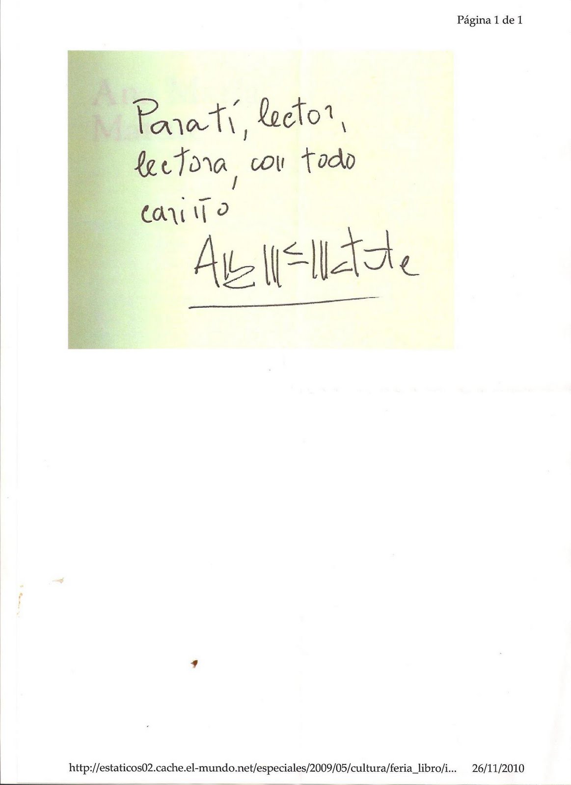 GRAFOLOGÍA: Análisis grafológico de Ana María Matute