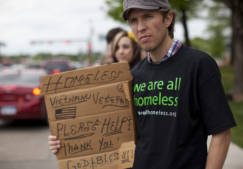 We are all homeless: Homeless Flash Mob 2: Photos by Dean Terry