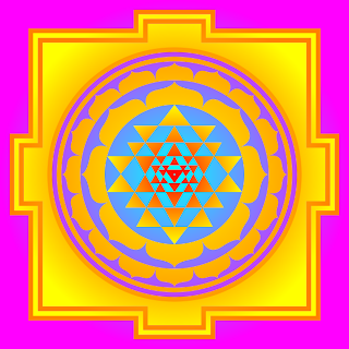 The Shri Yantra or The Sri Chakra, Shri Lalitha Or Tripura Sundari ...