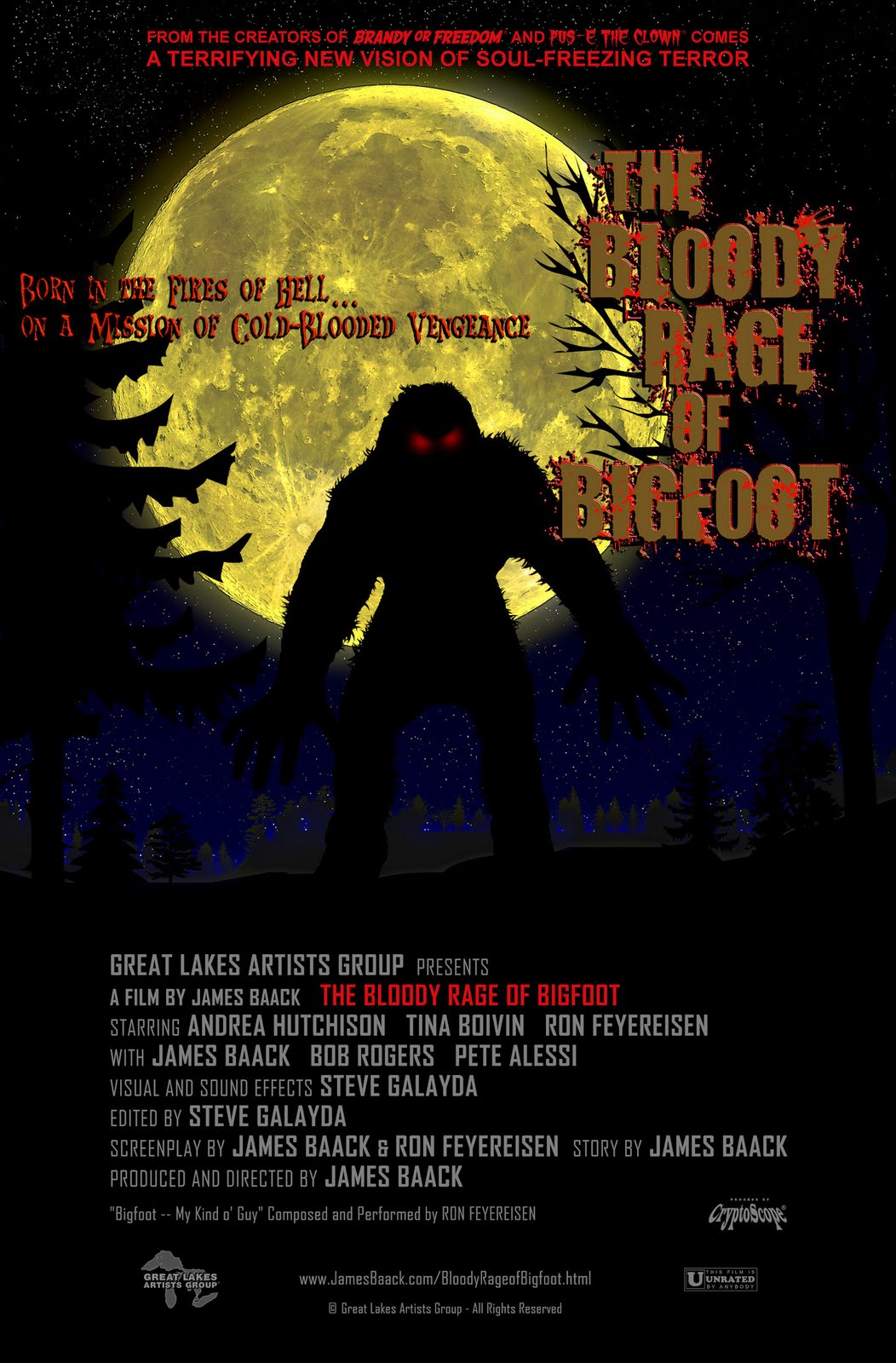 Cryptomundo » The New Poster For James Baack’s BLOODY RAGE OF BIGFOOT ...