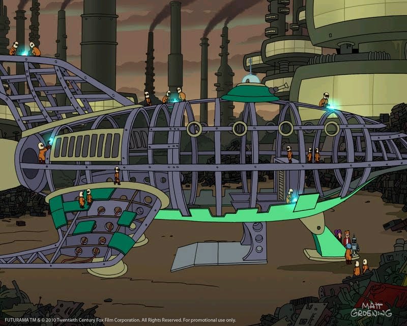 Atomic Robot News: Four Brand New Images From FUTURAMA!