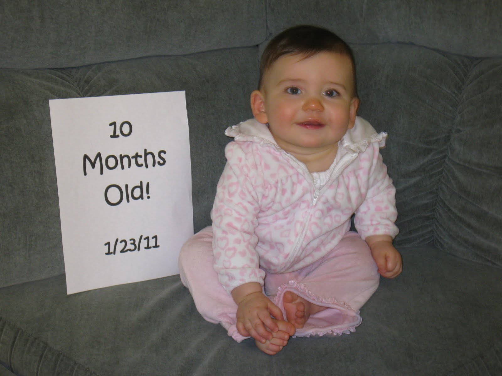 The Collins Family: 10 Months Old!