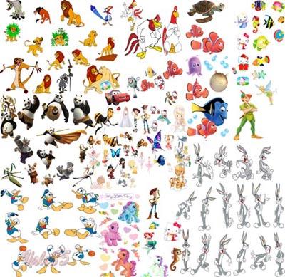 PSD cartoon films character designs free download | Designer Resources