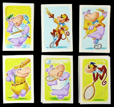 PETER POTAMUS & SO-SO CARD GAME ORIGINAL ART - WHITMAN 1965