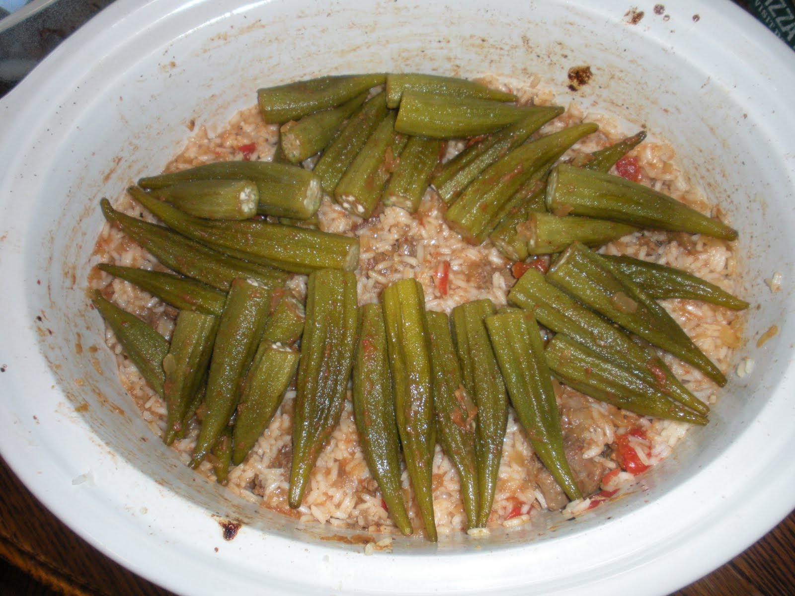 Spice and all that's Nice: Bamya (meat and Okra Stew)