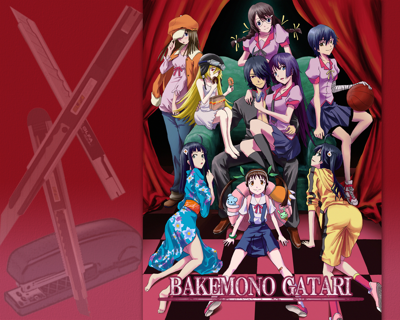 Wallpapers: Bakemonogatari (Colección)